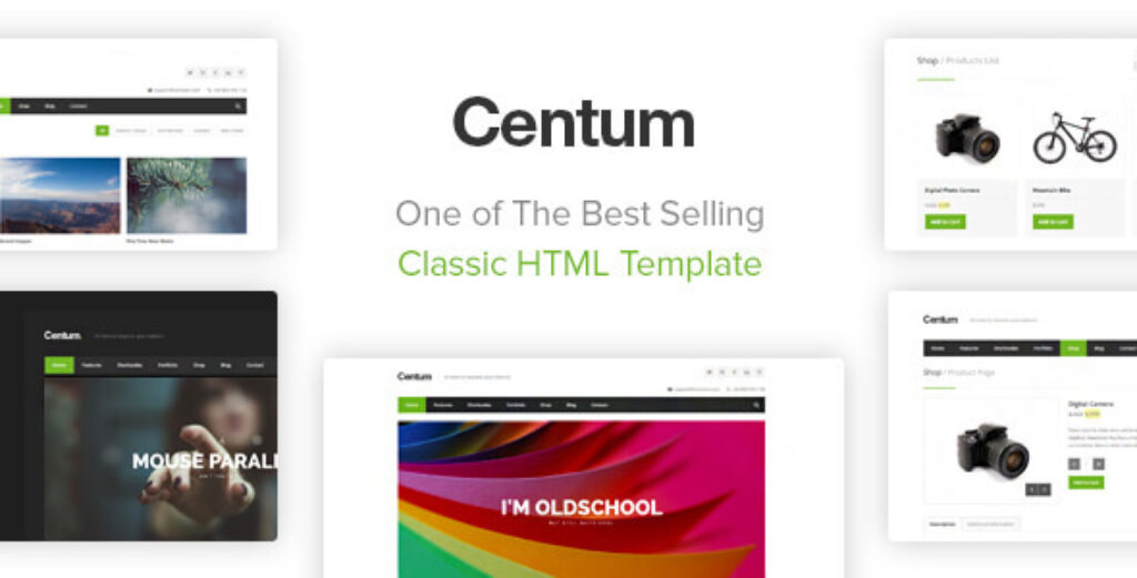 Centum – Responsive HTML Template - vspixel.com