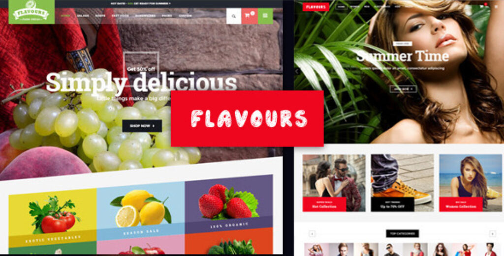 Flavours Fruit Store Ecommerce HTML Template - vspixel.com