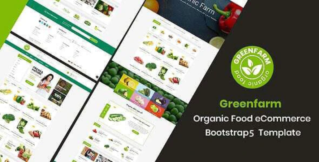 Greenfarm – Organic Food Shop HTML Template - vspixel.com