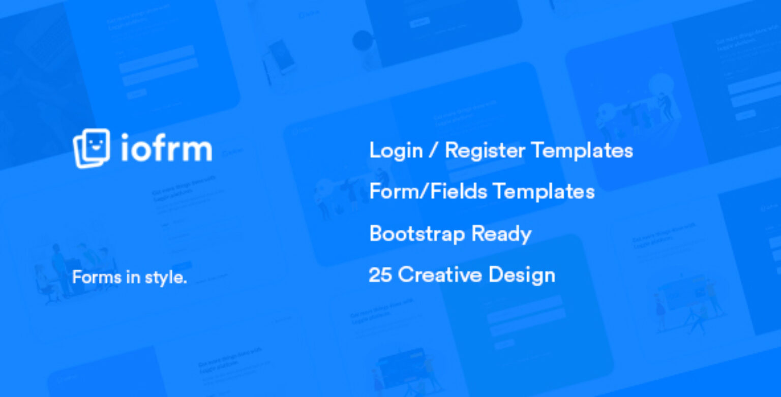 Iofrm – Login and Register Form Templates - vspixel.com
