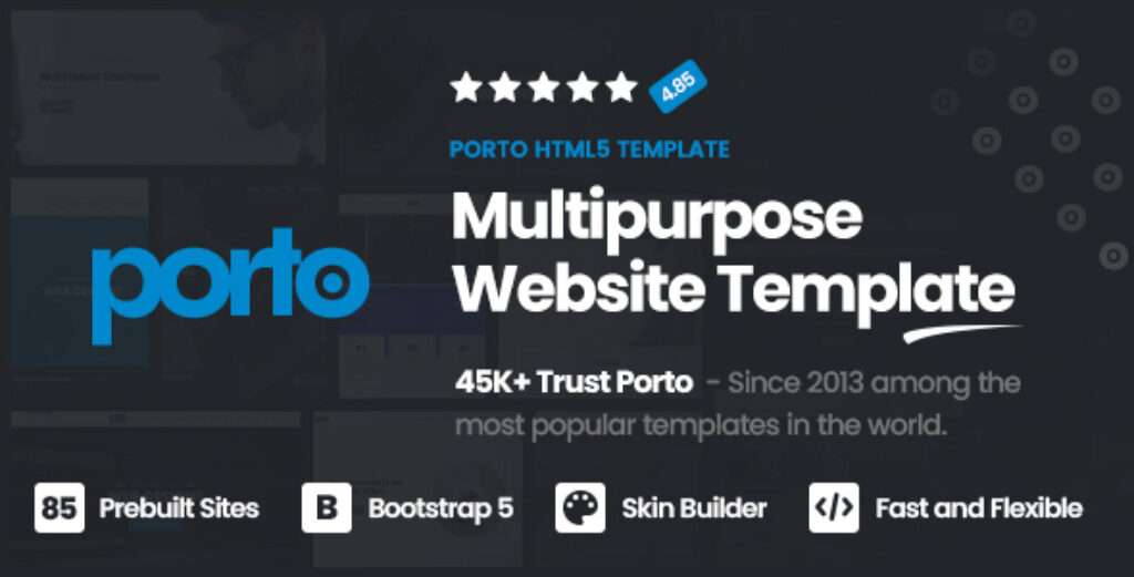 Porto – Multipurpose Website Template - vspixel.com